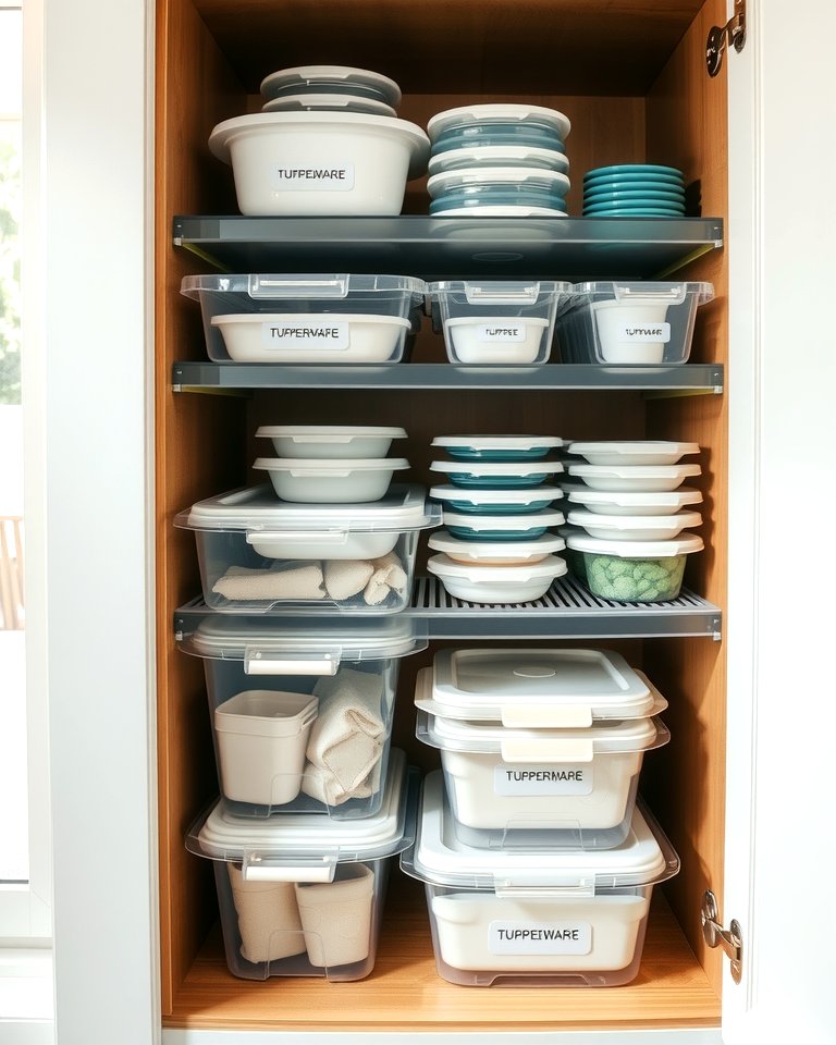 25 Tupperware Organization Ideas for a Tidy Kitchen