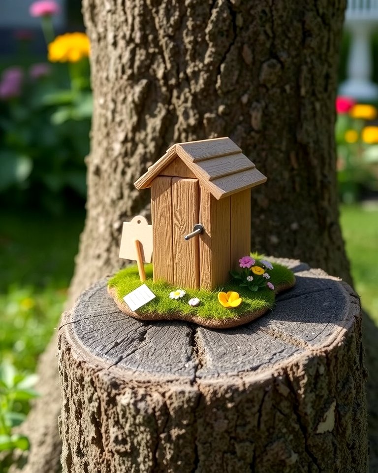 25 Tree Stump Fairy Garden Ideas for Enchanting Spaces