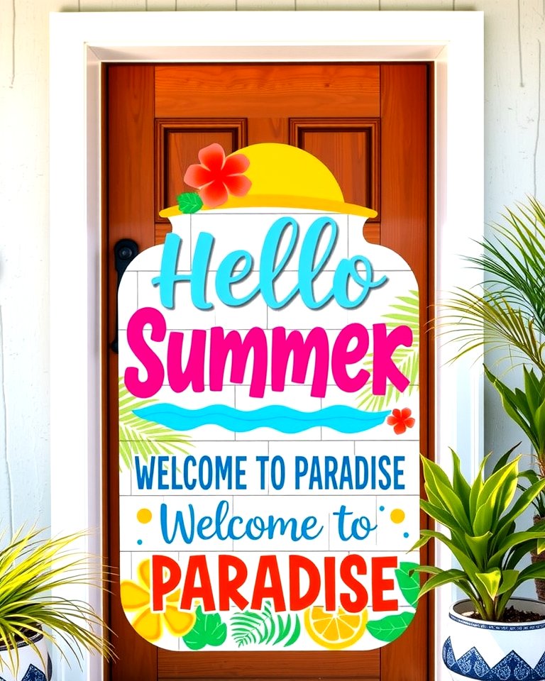 25 Summer Front Door Decor Ideas to Welcome the Season