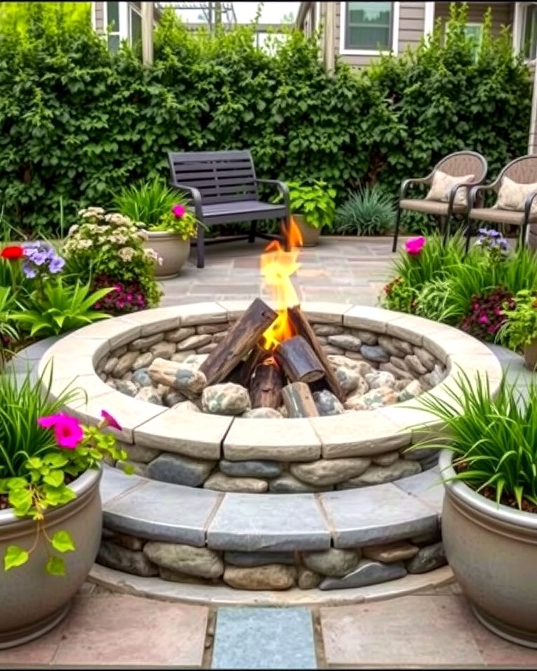 25 Sunken Fire Pit Ideas for a Cozy Outdoor Gathering Spot