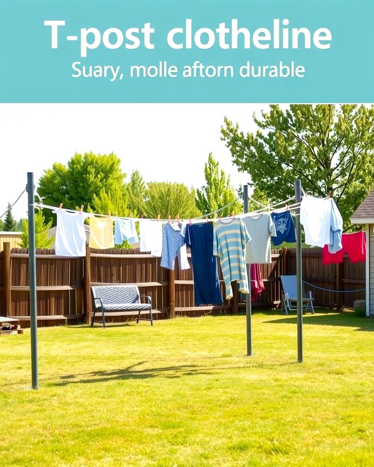 25 Outdoor Clothesline Ideas for Efficient Drying