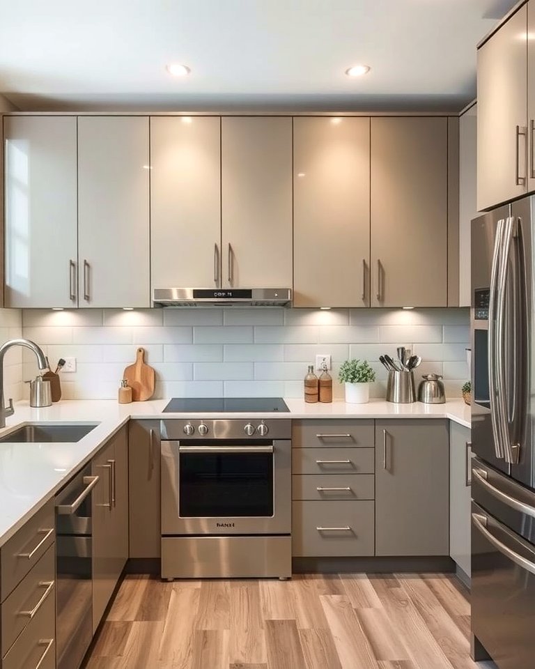 30 Stunning Taupe Kitchen Cabinet Designs for Modern Homes