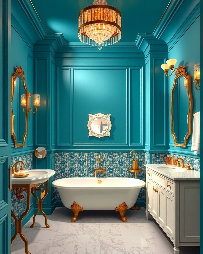 30 Soothing Teal Bathroom Design Ideas for 2024