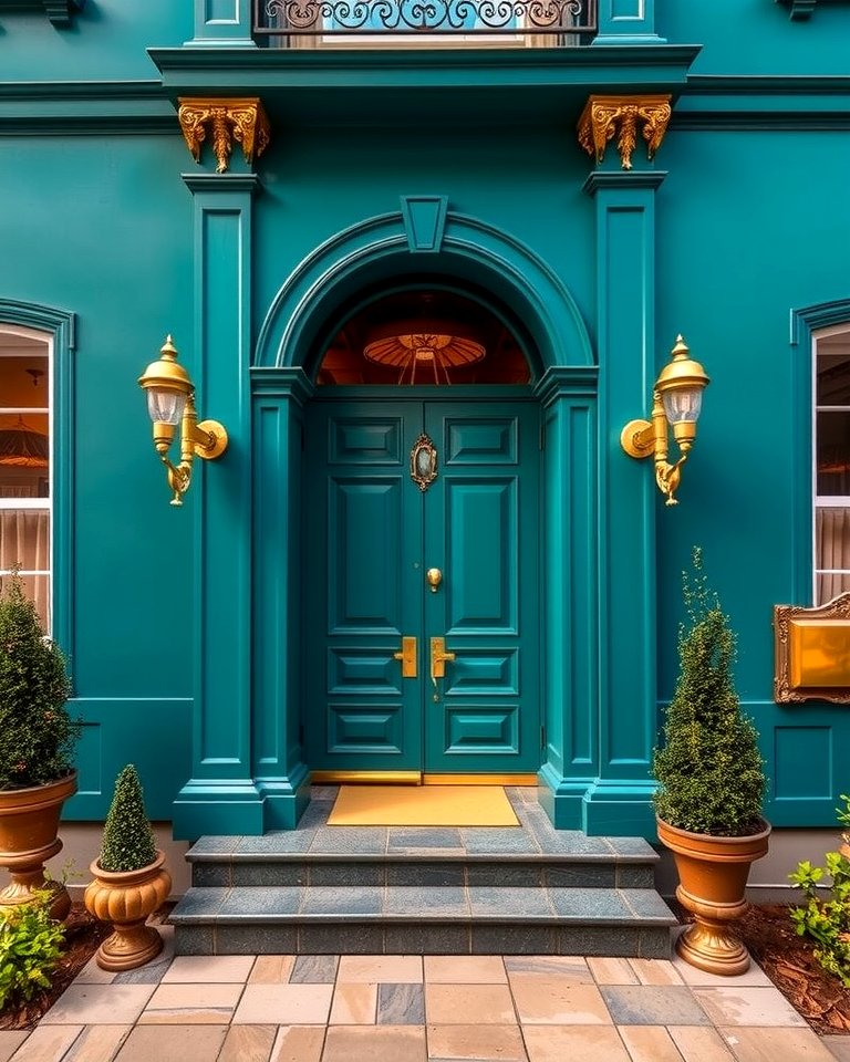 25 Teal House Exterior Ideas for a Bold and Beautiful Look