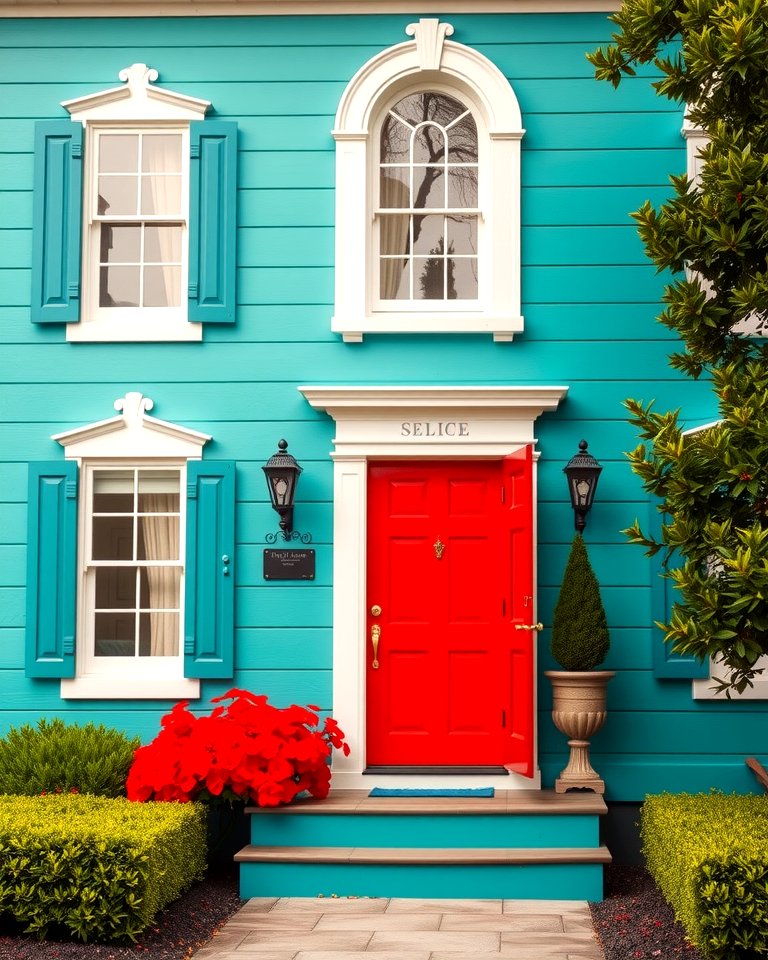 25 Teal House Exterior Ideas for a Bold and Beautiful Look