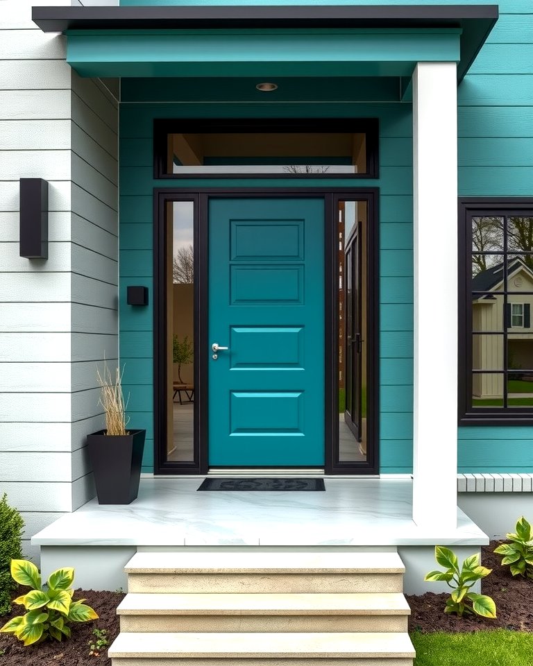 25 Teal House Exterior Ideas for a Bold and Beautiful Look