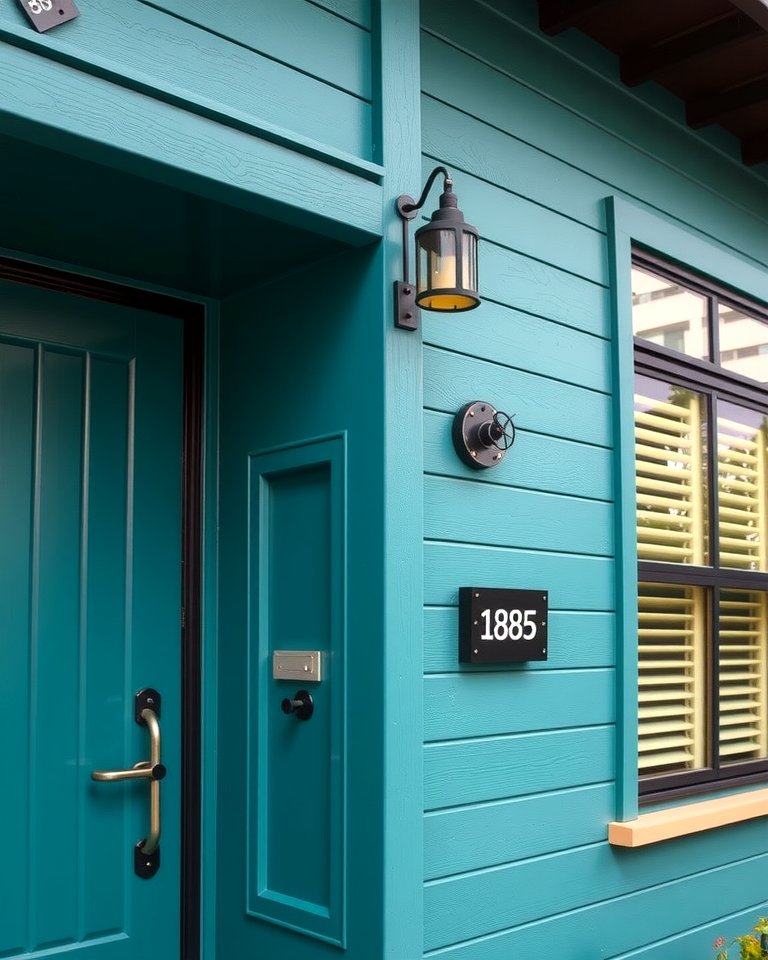 25 Teal House Exterior Ideas for a Bold and Beautiful Look