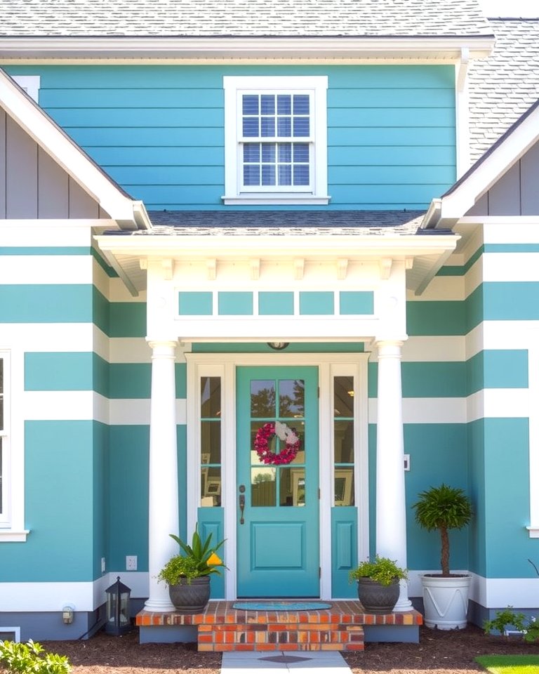 25 Teal House Exterior Ideas for a Bold and Beautiful Look