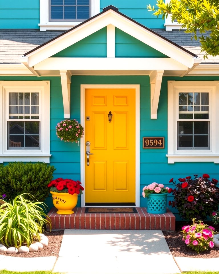 25 Teal House Exterior Ideas for a Bold and Beautiful Look