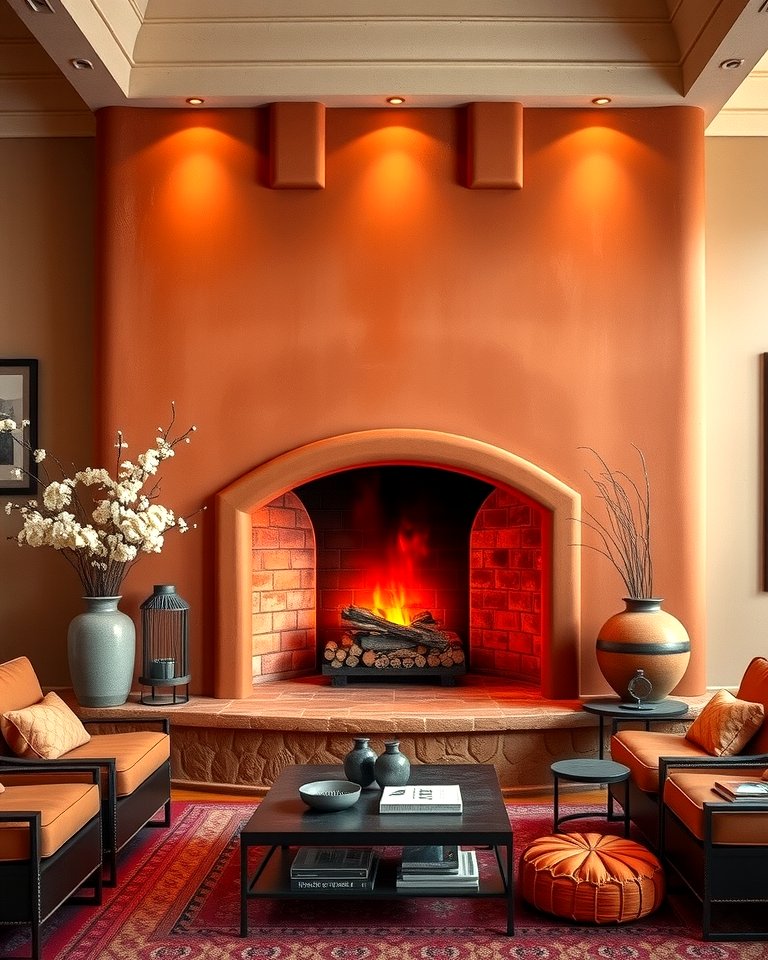 25 Spanish Style Fireplace Ideas for Cozy Living Spaces