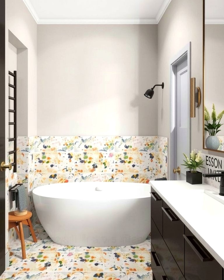 30 Half-Wall Tile Bathroom Ideas for Functional Style