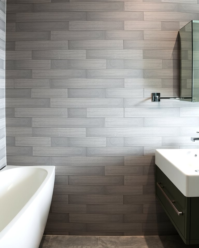 30 Gray Floor Bathroom Design Ideas for Sleek Minimalism