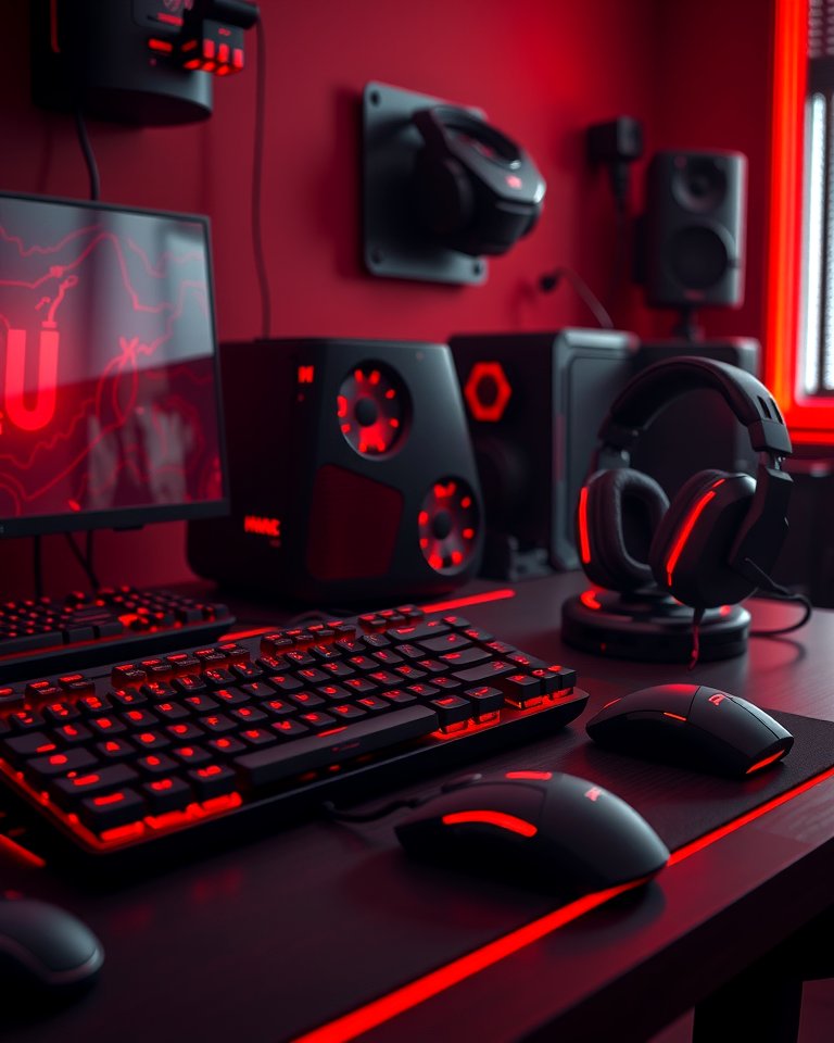 25 Red and Black Gaming Setup Ideas for a Stylish Space