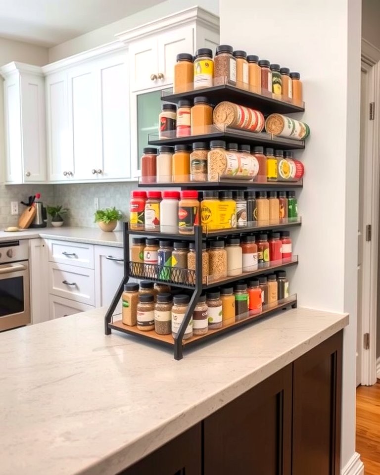 25 Spice Rack Ideas to Organize Your Kitchen