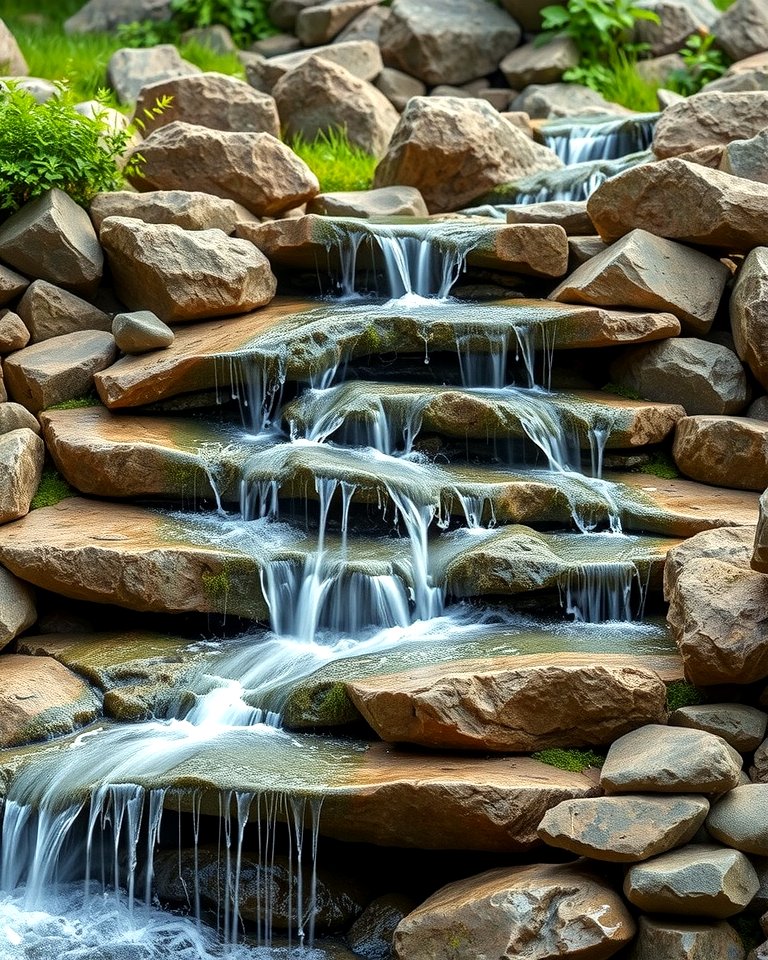 25 Pondless Waterfall Design Ideas for a Serene Backyard
