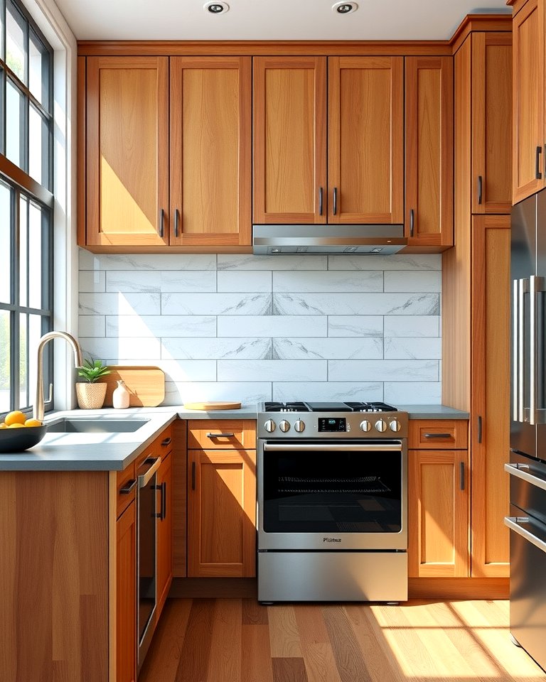 25 Natural Cherry Kitchen Cabinets for a Warm and Inviting Look