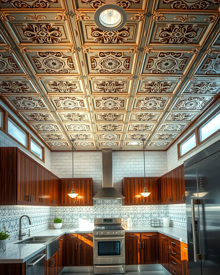 25 Tin Ceiling Ideas for a Vintage Touch