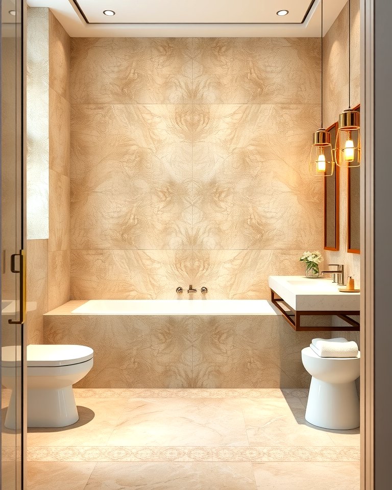 25 Travertine Tile Bathroom Ideas for Natural Beauty