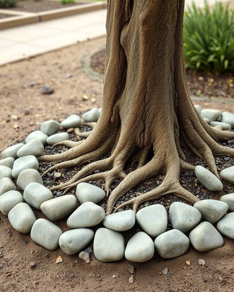 25 River Rock Edging Ideas for Your Garden