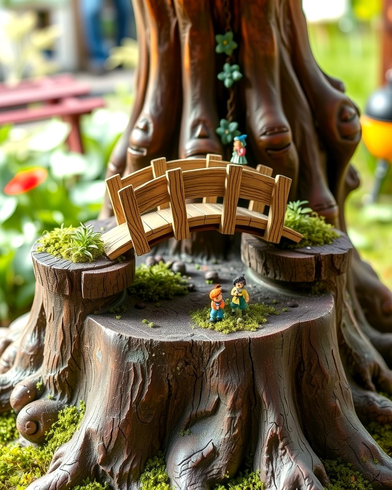 25 Tree Stump Fairy Garden Ideas for Enchanting Spaces