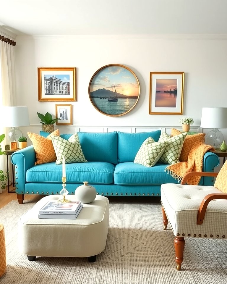 25 Turquoise Living Room Ideas for a Fresh Look