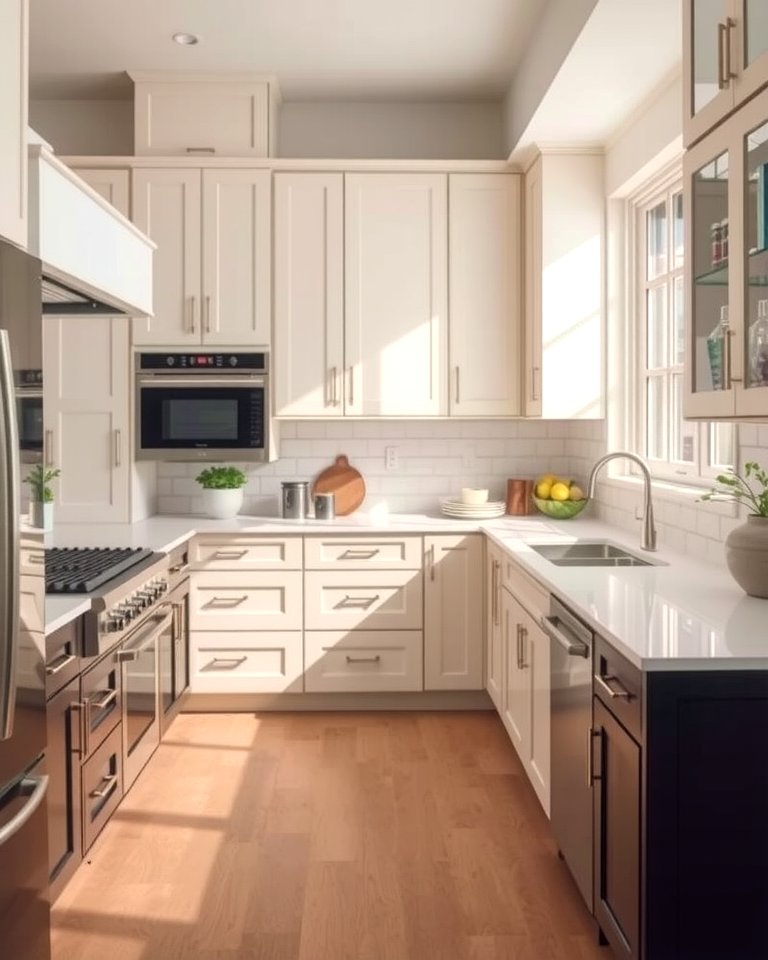 25 Off-white Kitchen Cabinets for a Timeless Look