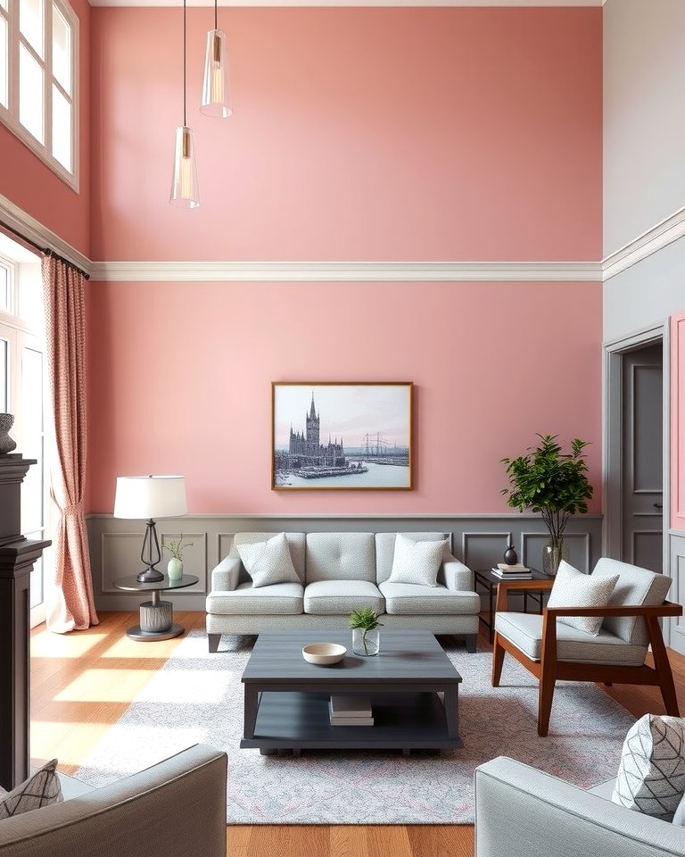 25 Pink and Grey Living Room Ideas for a Chic Space