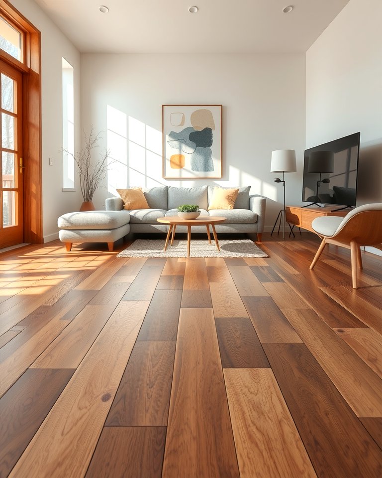 30 Modern Wood Floor Design Ideas for Stylish Homes