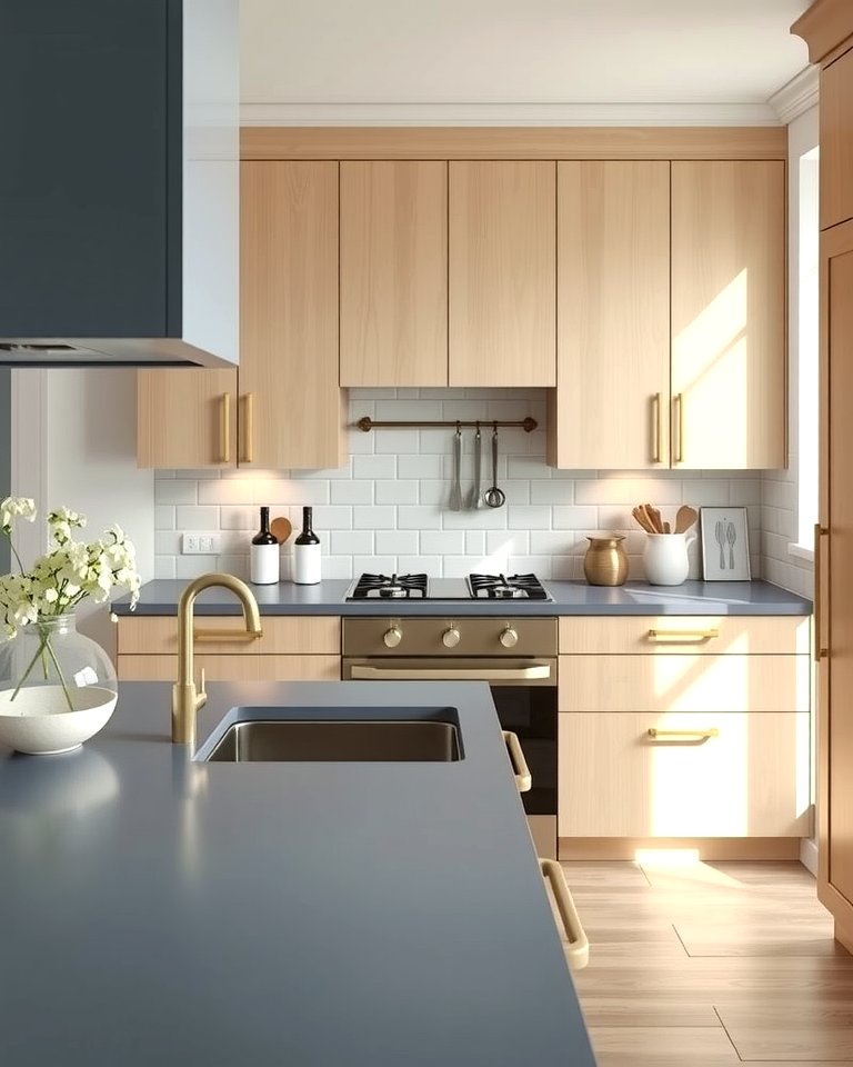 30 Blue Countertop Kitchen Ideas for Bold Statement Spaces