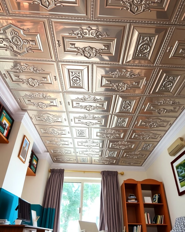 25 Tin Ceiling Ideas for a Vintage Touch
