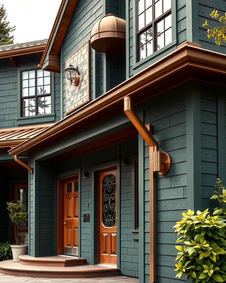 30 Stunning Dark Green Exterior House Designs for Curb Appeal