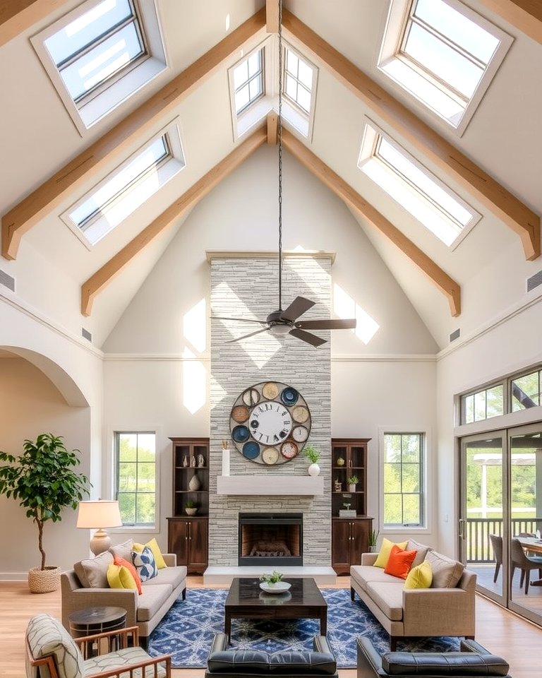 25 Rooms With Fireplaces and Vaulted Ceilings