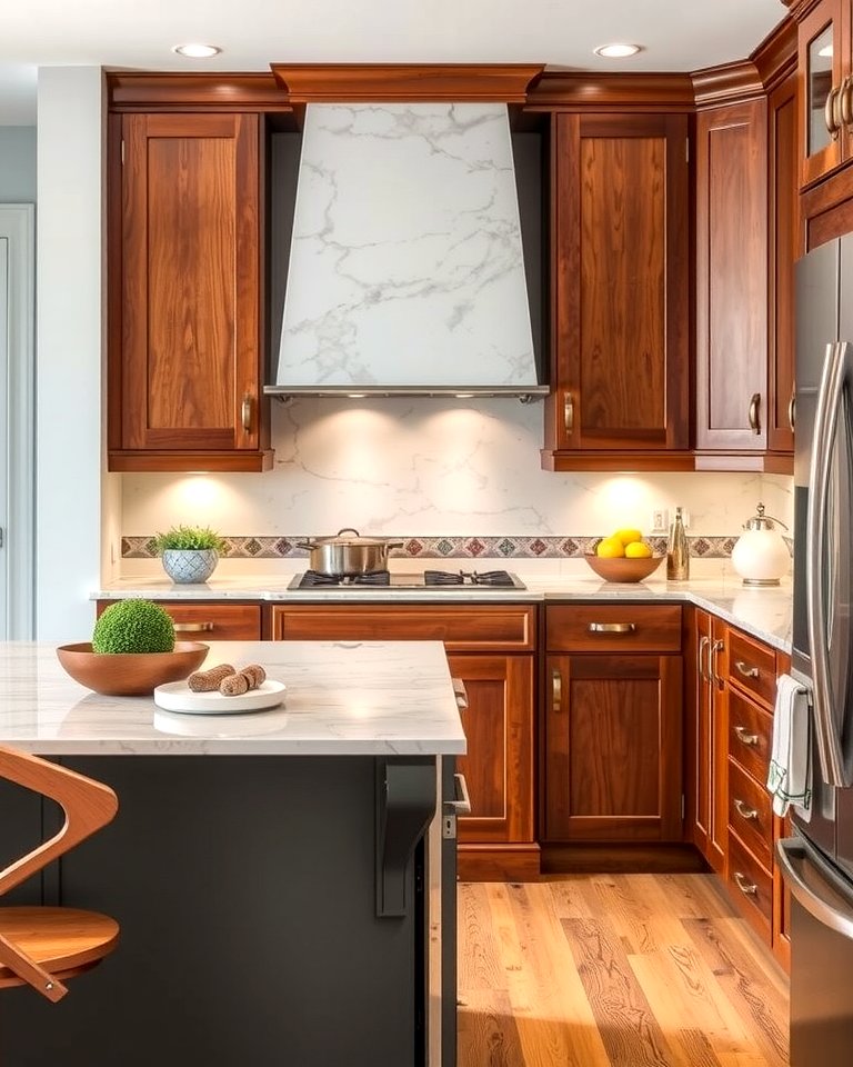 25 Natural Cherry Kitchen Cabinets for a Warm and Inviting Look
