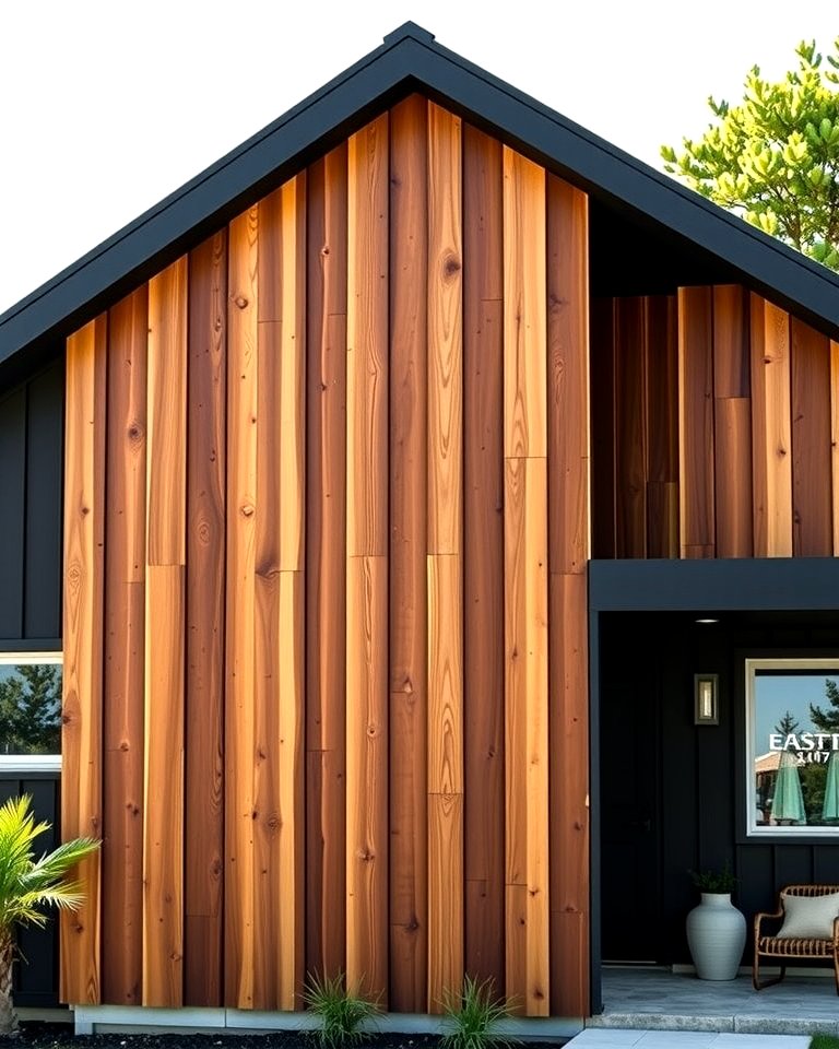 30 Modern Black Houses with Cedar Accents for Striker Exteriors