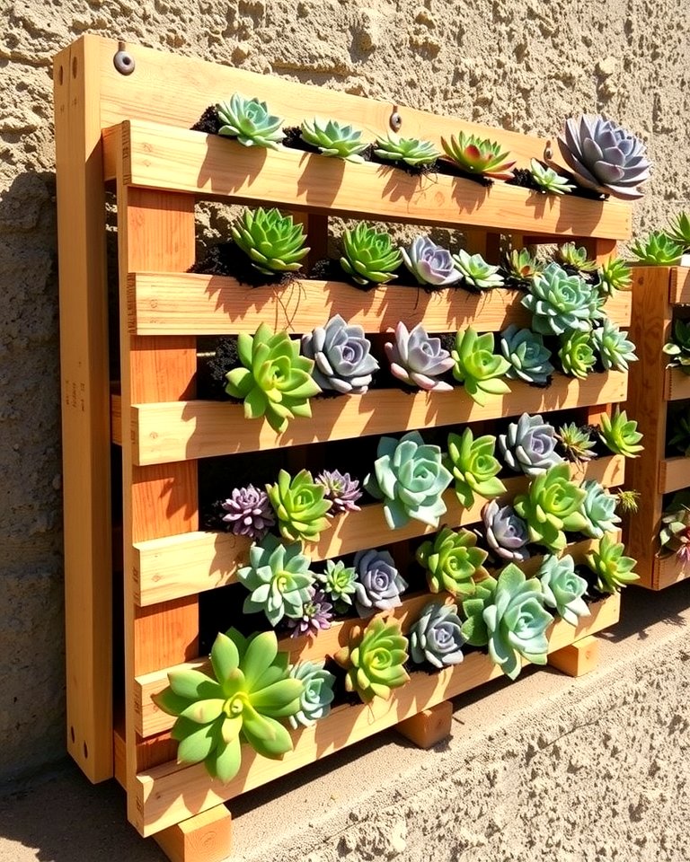 25 Vertical Pallet Garden Ideas for Urban Spaces