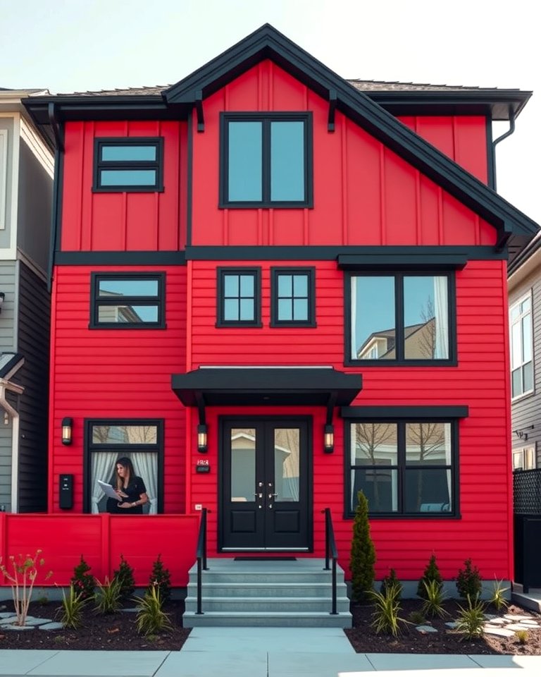 25 Red Home Exterior Ideas to Boost Curb Appeal
