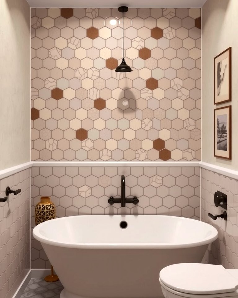 30 Half-Wall Tile Bathroom Ideas for Functional Style