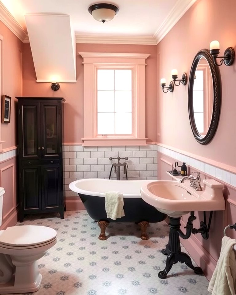 25 Pink and Black Bathroom Ideas for a Bold and Chic Look