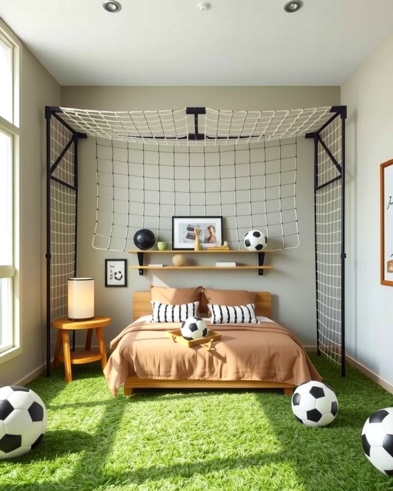 30 Sporty Soccer Bedroom Ideas for Young Athletes