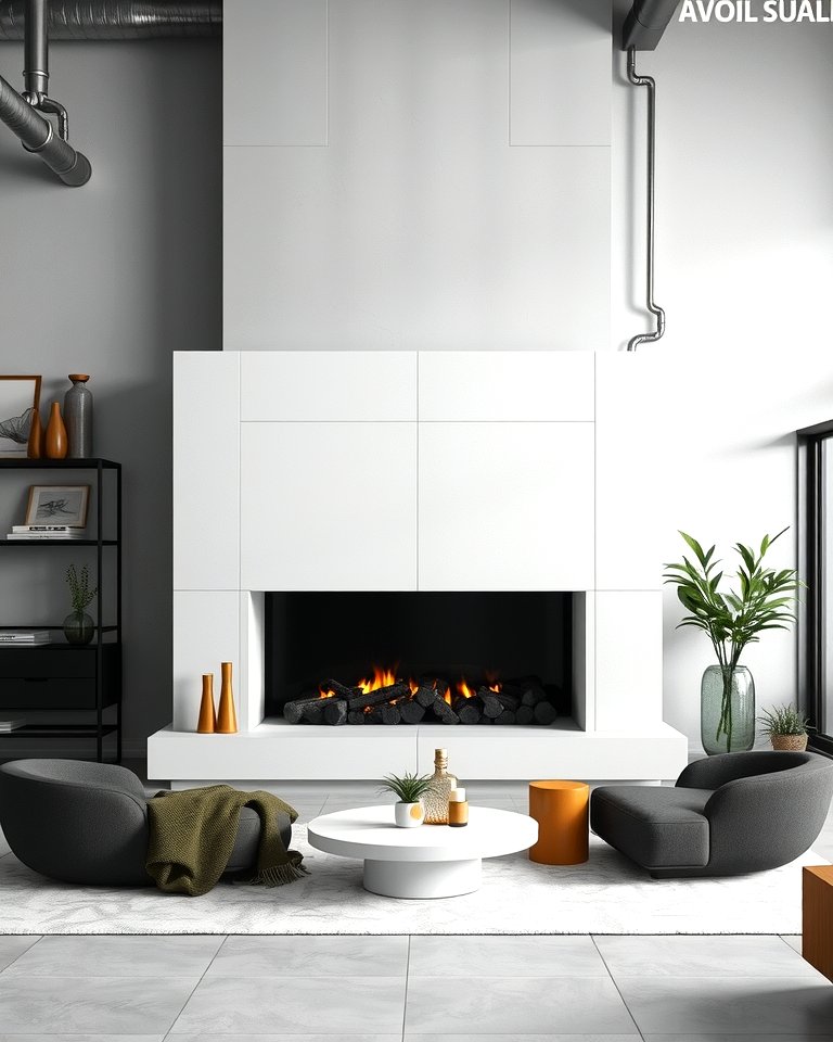25 White Fireplace Ideas to Warm Up Your Living Room