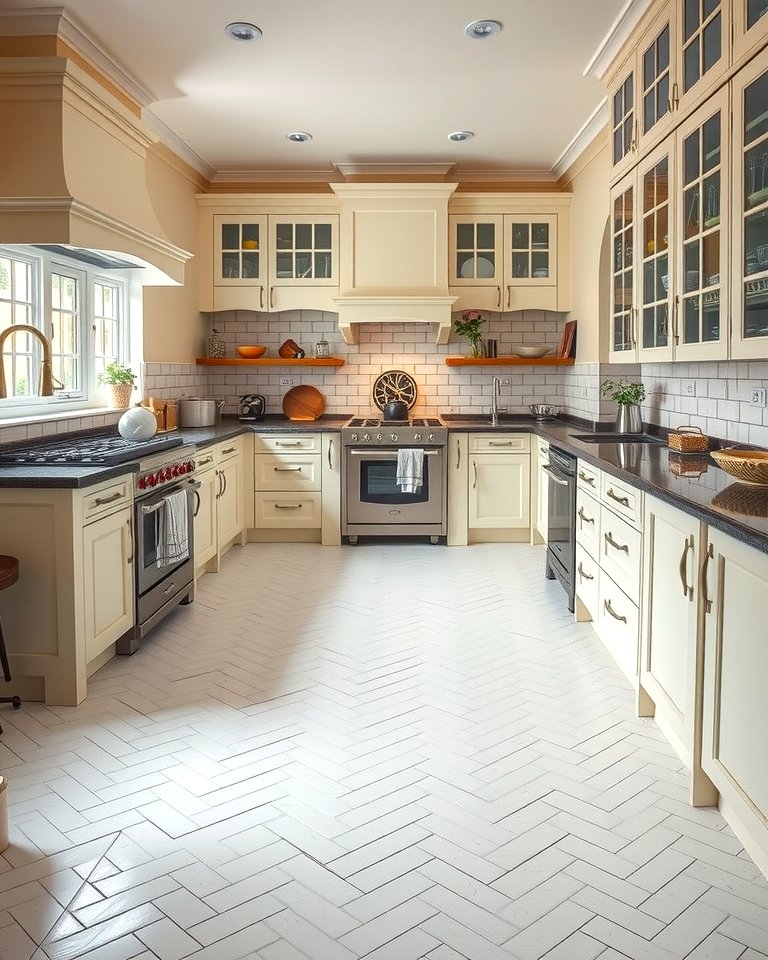 25 White Kitchen Floor Ideas for a Bright Space