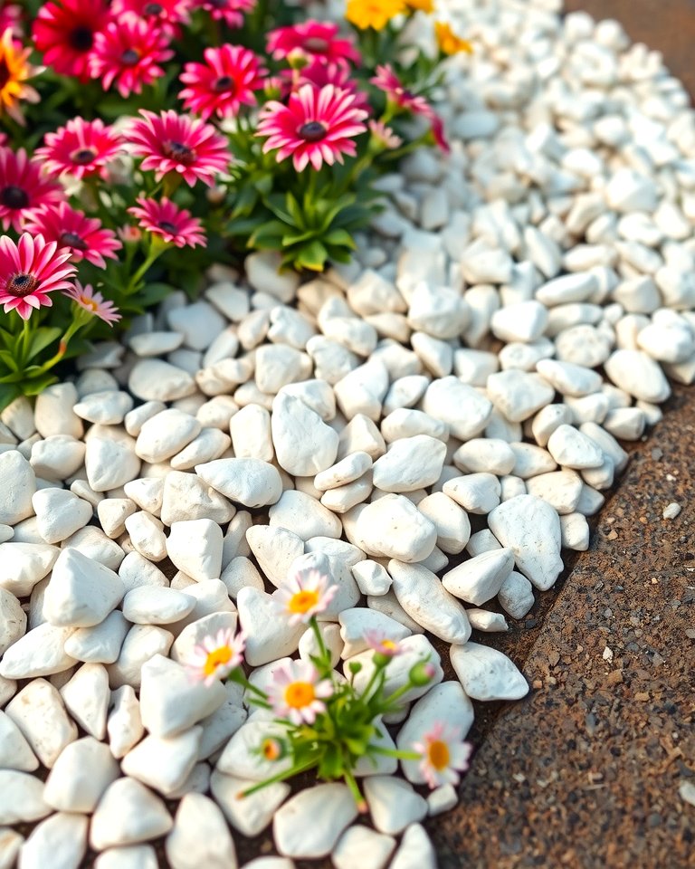 25 White Rock Landscaping Ideas for a Clean Look