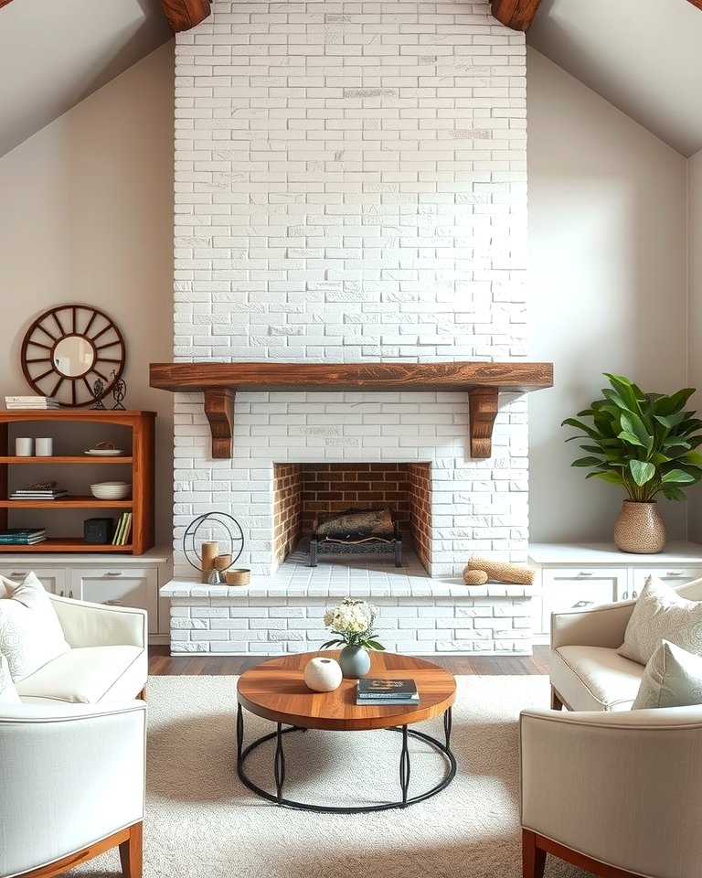 25 White Fireplace Ideas to Warm Up Your Living Room