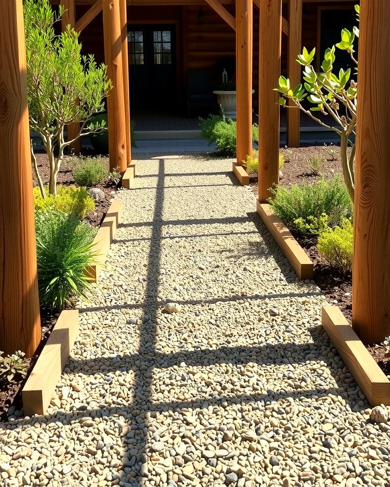 25 Pea Gravel Walkway Ideas for a Charming Garden Path