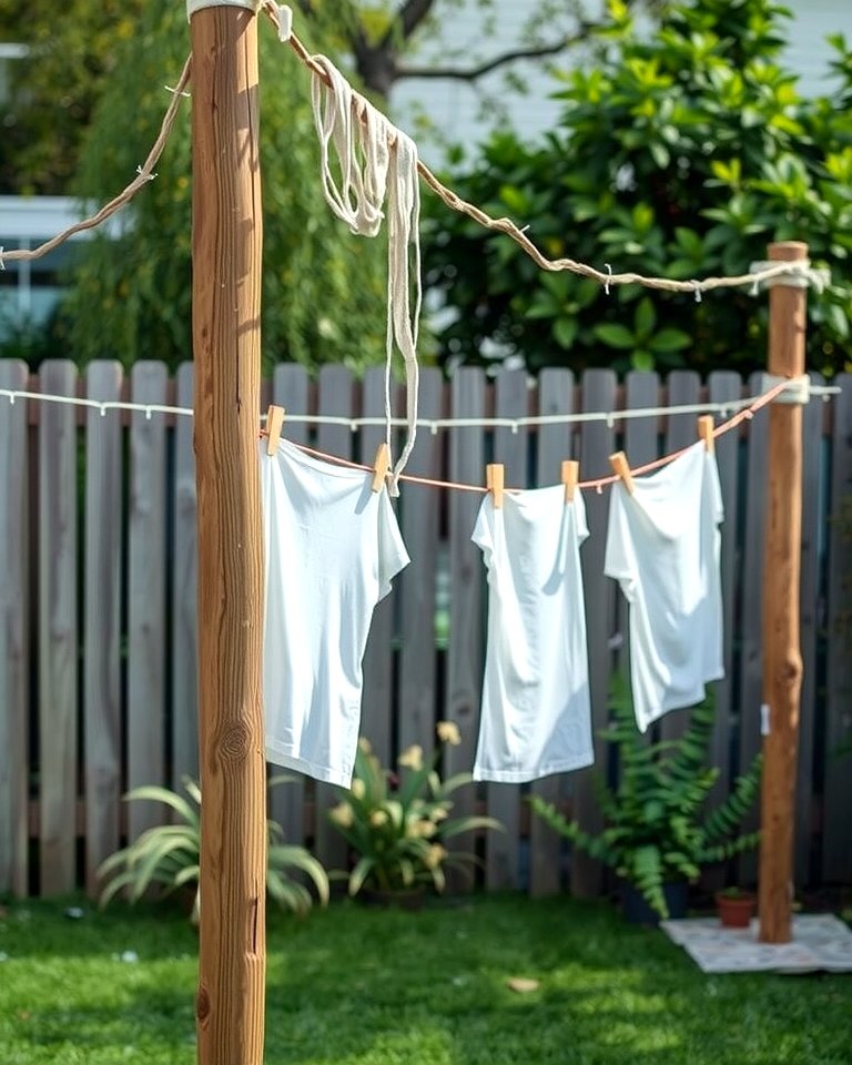 25 Outdoor Clothesline Ideas for Efficient Drying