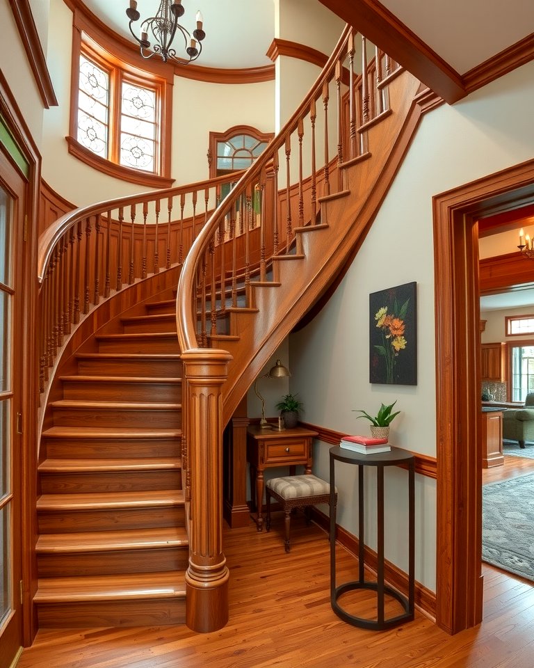 30 Elegant Curved Staircase Designs to Elevate Your Home's Style