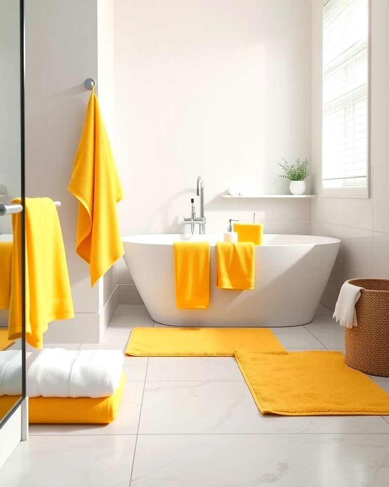 30 Cheerful Yellow Bathroom Decor Ideas for 2024