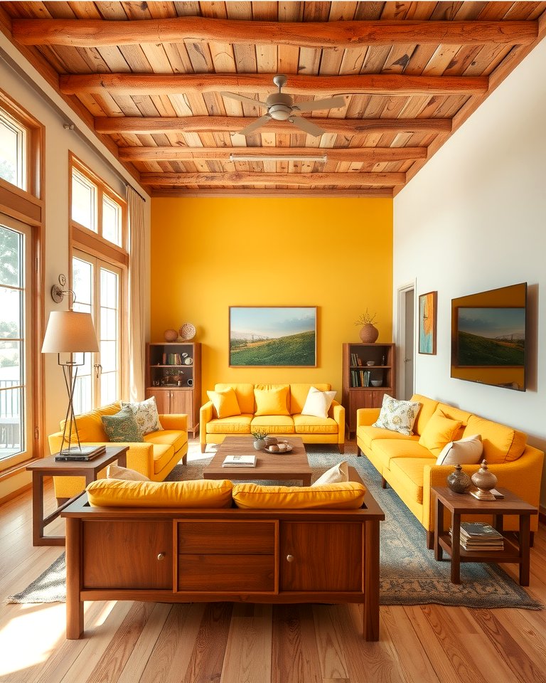 25 Yellow Living Room Ideas to Brighten Your Home