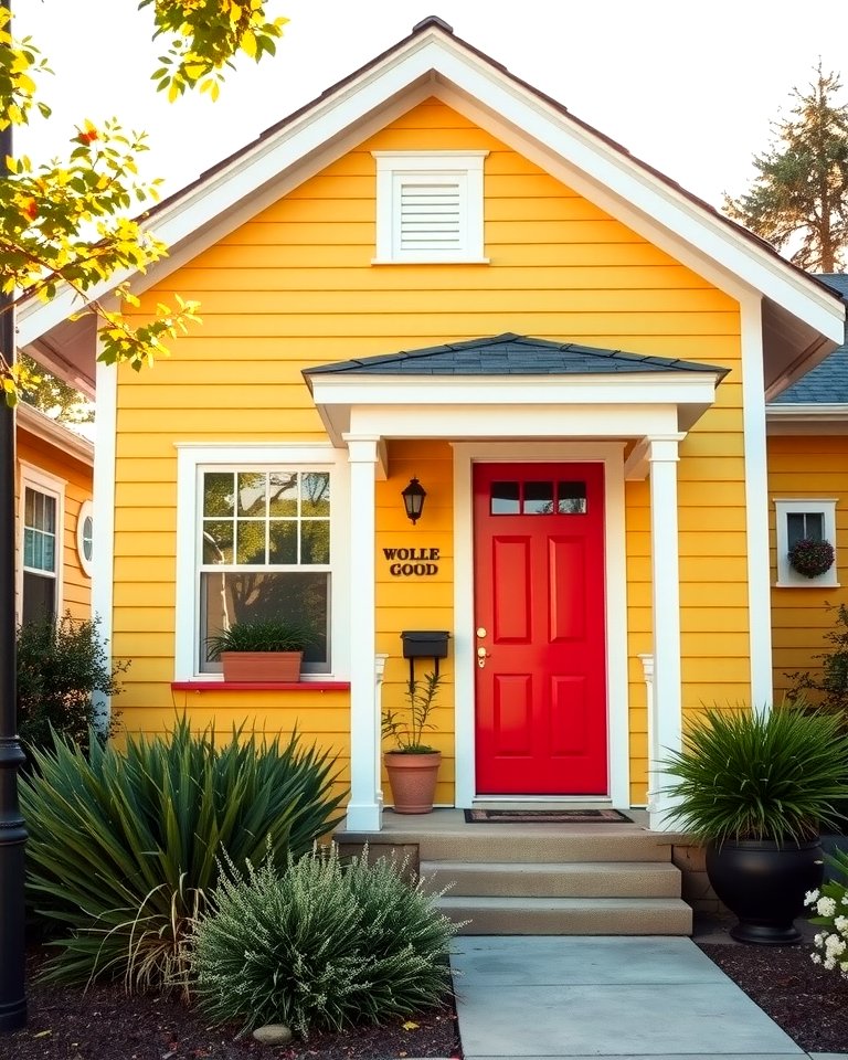 25 Yellow Exterior Home Ideas for a Bright Look