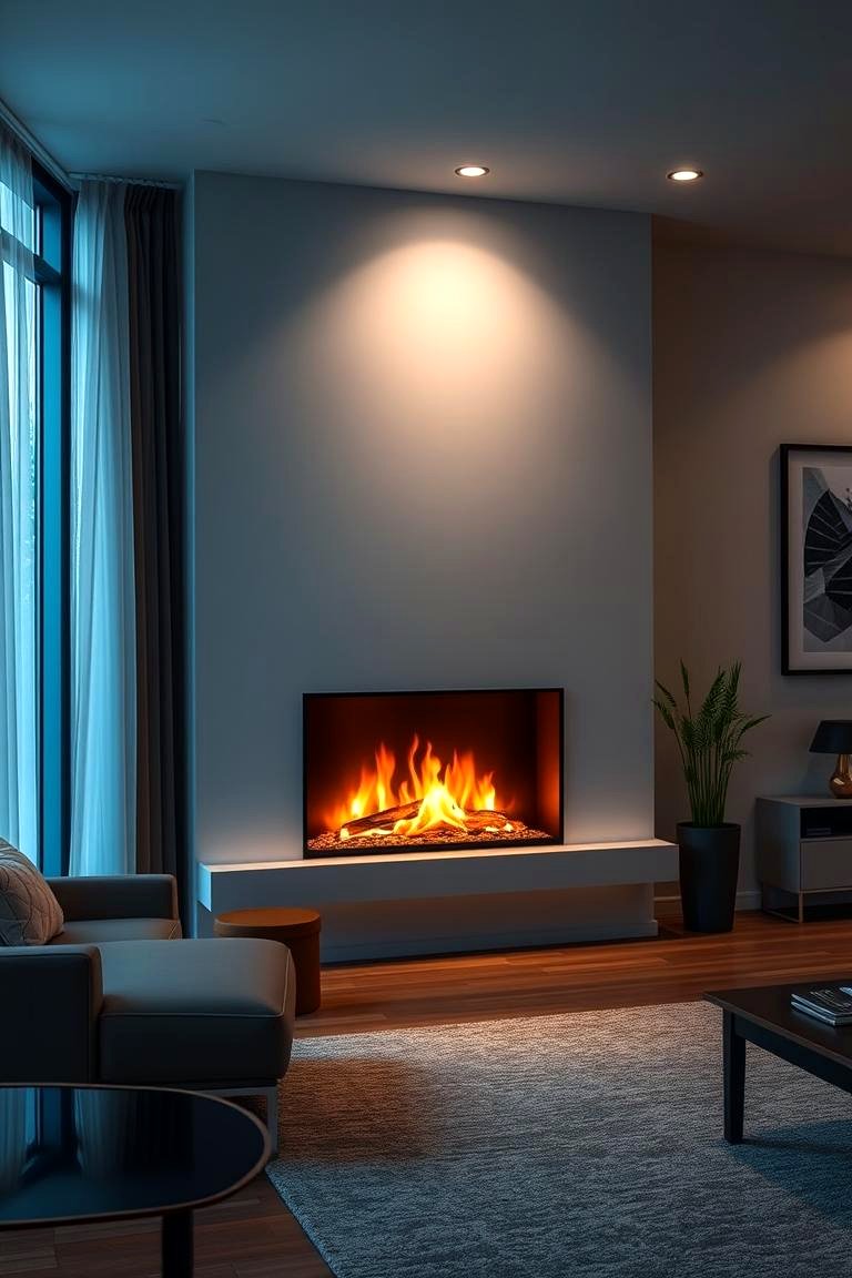 30 Faux Fireplace Ideas to Add Warmth Anywhere